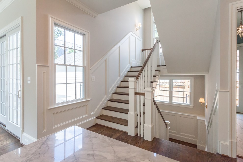 Center Staircase - Traditional - Staircase - DC Metro - by BCN Homes ...