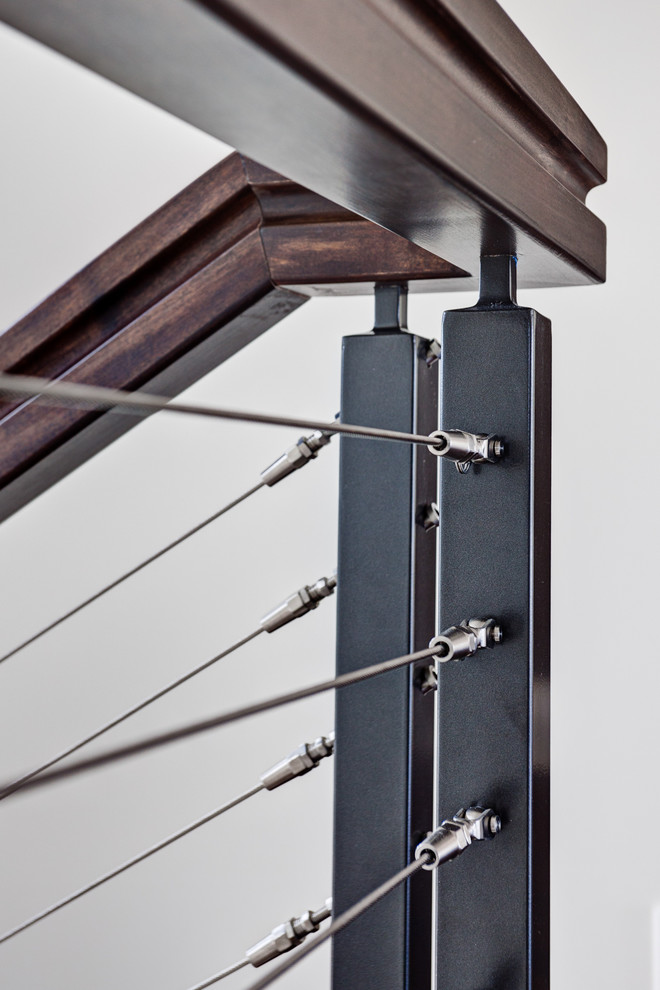 Center Stringer Stair - Modern - Staircase - Miami - by Feil Inc. Wood ...