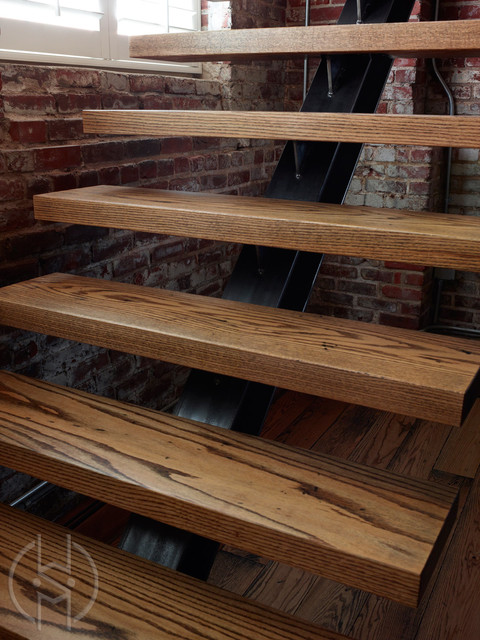 Center Stringer Stairs - Moderne - Escalier - Denver - par Where Wood ...