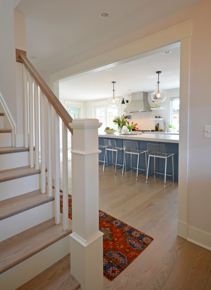 Charming Cape on Harrison - Traditional - Staircase - DC Metro - by ...