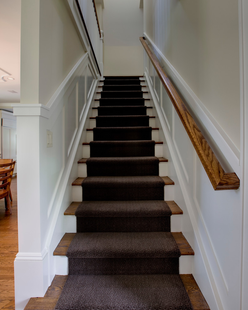 Charming Old House Lake Front Renovation - Transitional - Staircase ...