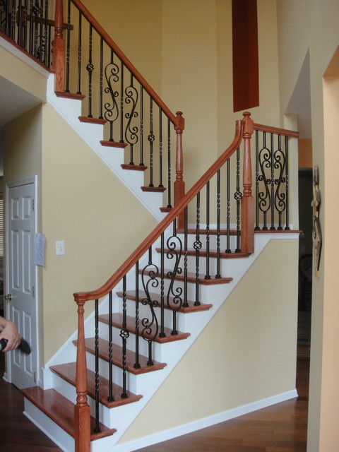 Cherry Steps and railings - Modern - Staircase - New York - by Success ...