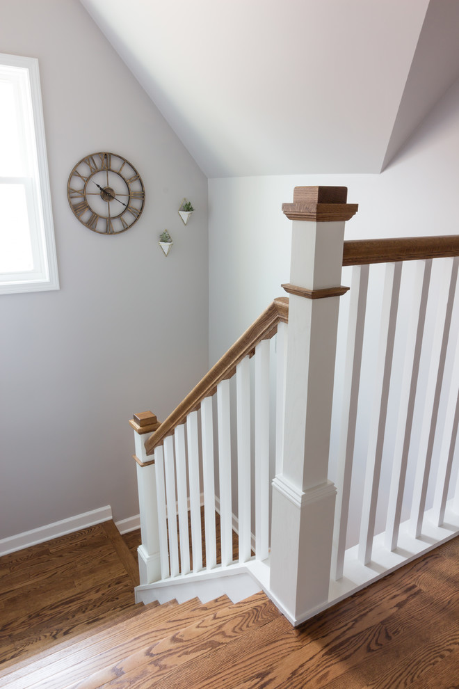 Chicago Dormer Addition & Attic Conversion - Transitional - Staircase ...