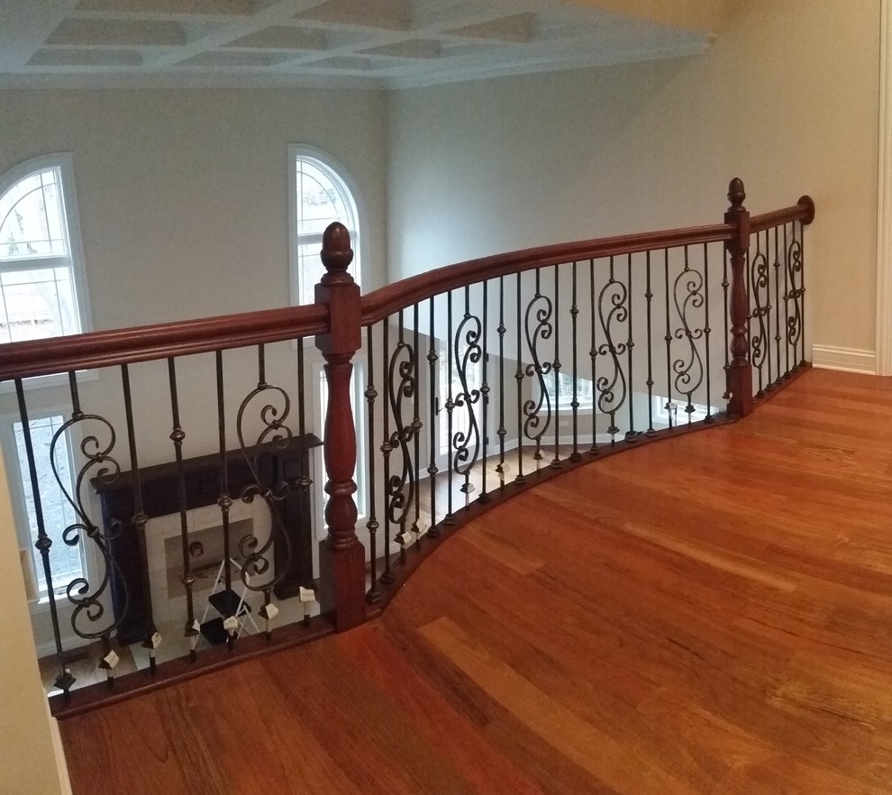 Circular staircase Glenview IL - Craftsman - Staircase - Chicago - by Teodoro Brothers Custom ...