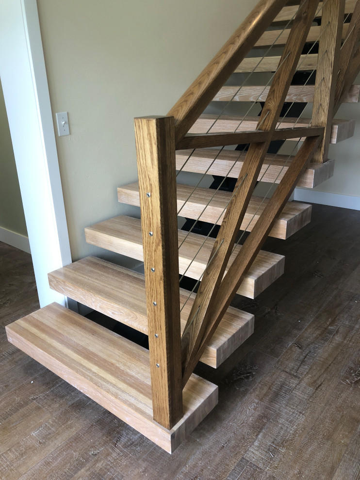 CK Development. Rowell Res Stair Remodel - Farmhouse - Staircase ...