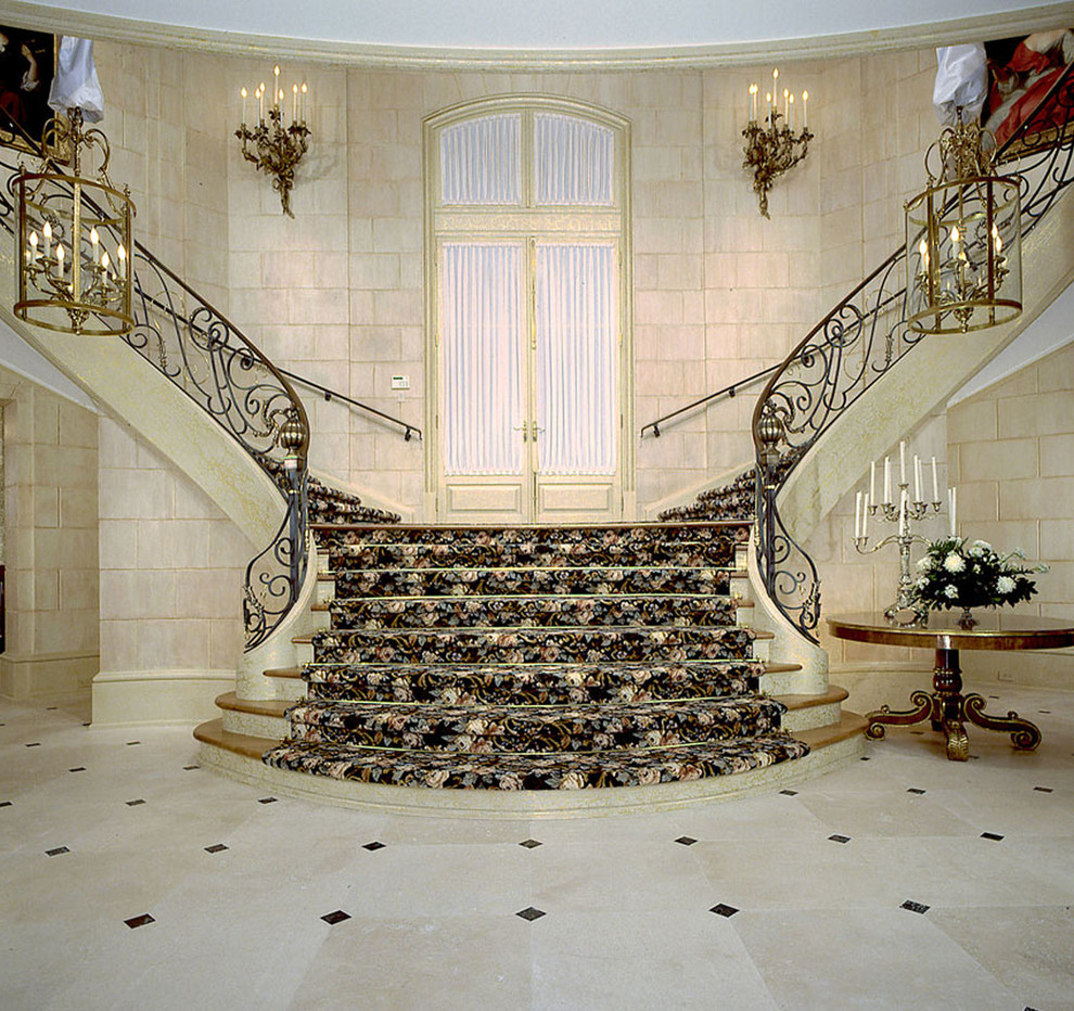 Classical Curved Stairs - Traditional - Staircase - Other - by Arcways ...
