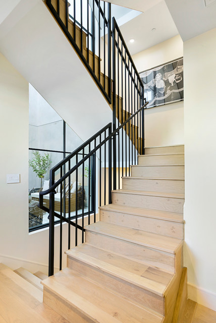 CLINTON STREET 3-STORY CONDOMINIUM DUPLEX - Contemporary - Staircase ...
