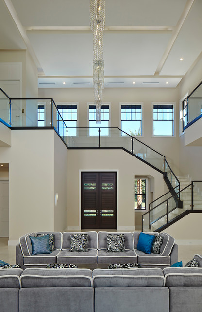 Coastal Contemporary - Contemporary - Staircase - Miami - by Ocean Blue ...