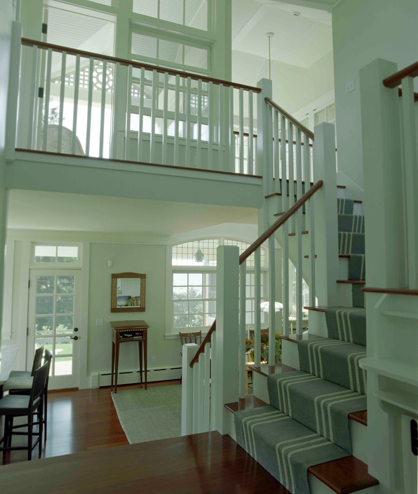 Coastal Maine Summer House - Traditional - Staircase - Boston - by ...