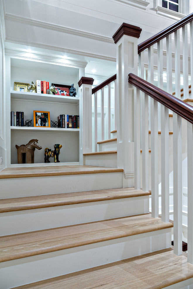 Coastal Stairwell Niche Detail - Traditional - Staircase - Miami - by ...