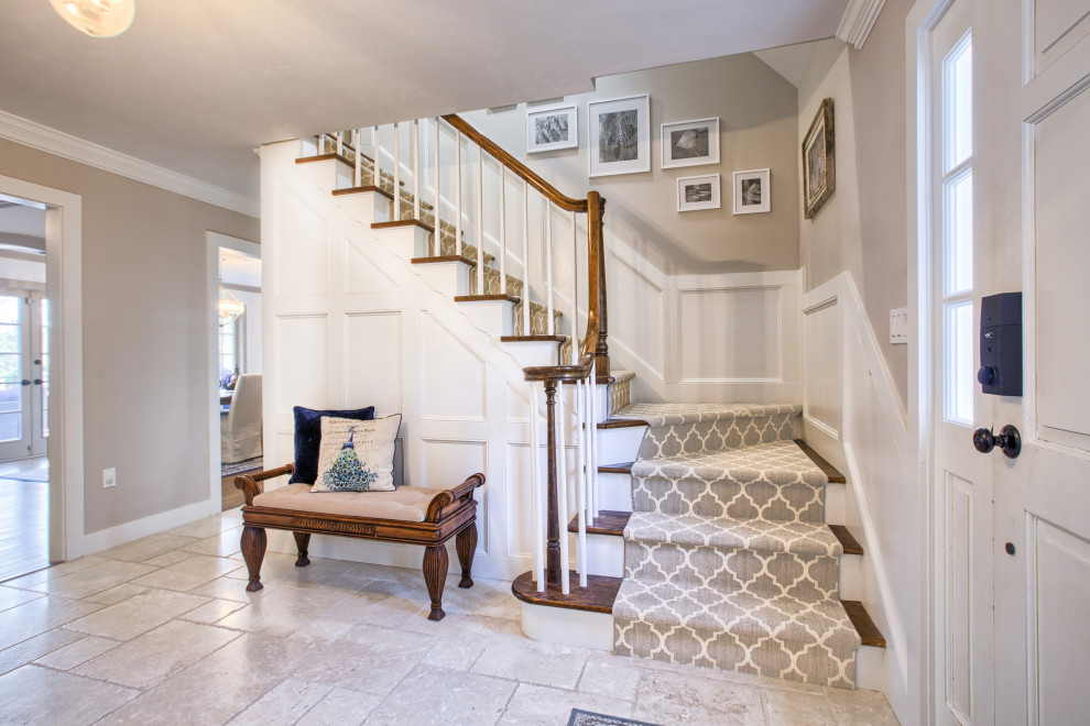 Colonial Renovation - Staircase - Traditional - Staircase ...