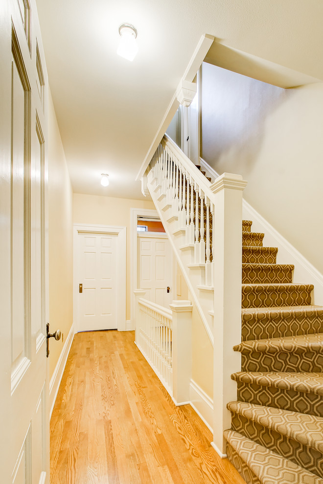 Colonial Restoration on the Hill - Traditional - Staircase - Seattle ...