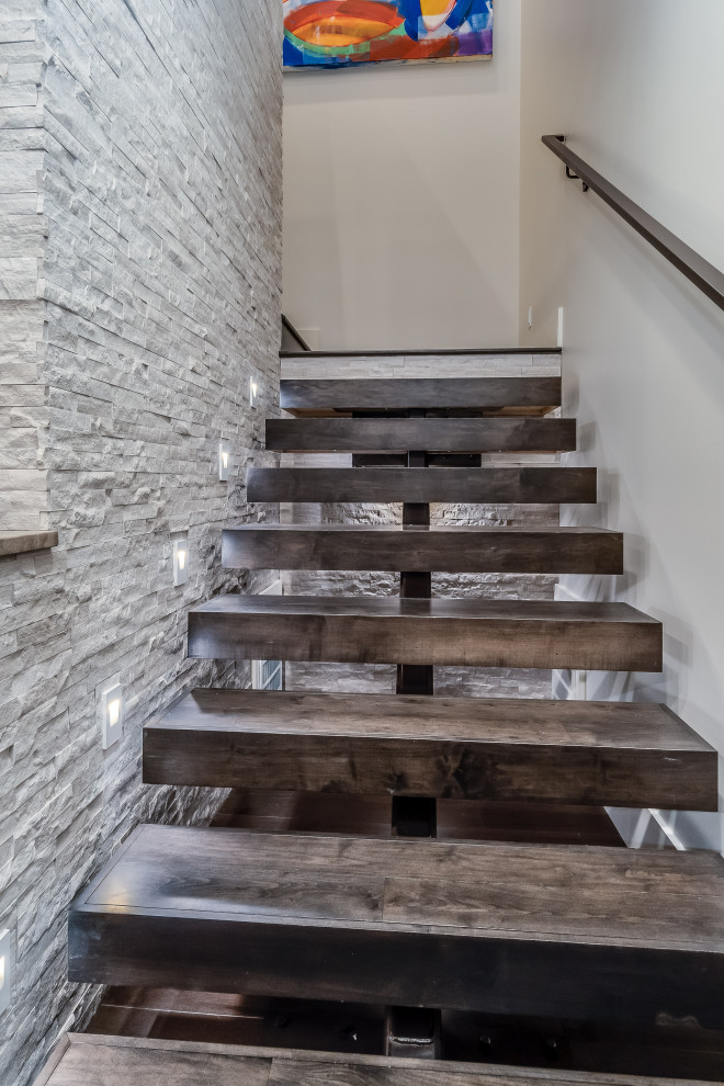 Colorado Inspired Contemporary Home - Contemporary - Staircase - Other ...