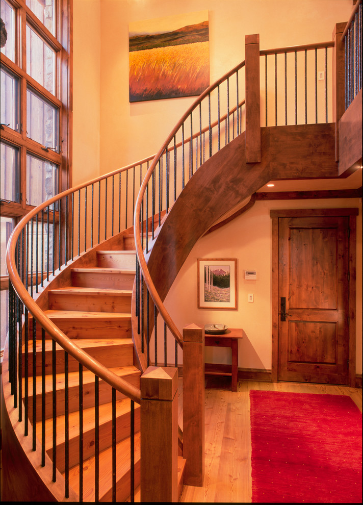 Columbine Residence - Rustic - Staircase - Denver - by Pierce Austin ...