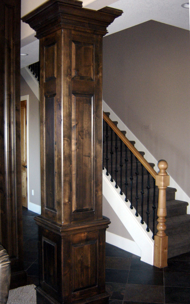 Columns - Traditional - Staircase - Portland - by GoManGo Enterprises ...
