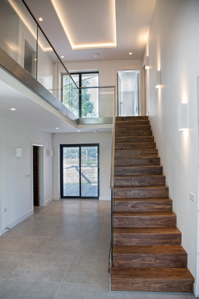 Contemporary Class Q Barn Conversion - Contemporary - Staircase - Other ...