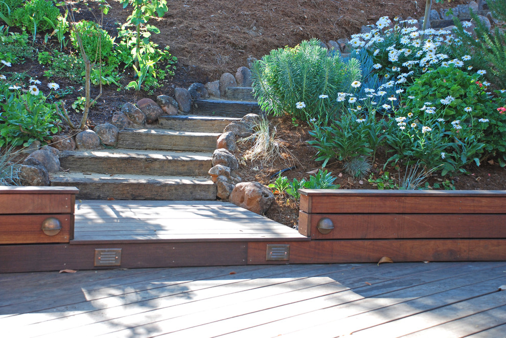 Contemporary Hillside Hideaway - Contemporary - Staircase - San ...