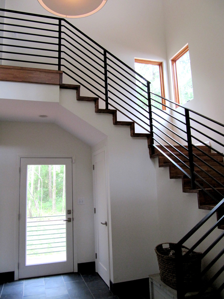 Courtyard House - Modern - Staircase - Atlanta - by Architectural ...