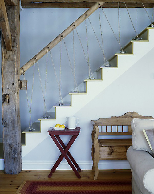Cozy Cottage - Staircase - New York - by New Energy Works Timberframers ...