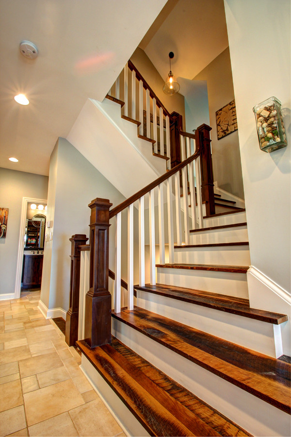 Craftsman Home in the Countryside - Craftsman - Staircase - Columbus ...