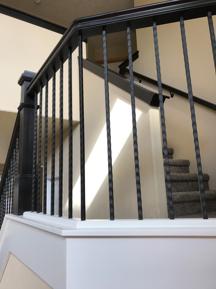 Craftsman Rail Makeover - Arts & Crafts - Staircase - Portland - by ...