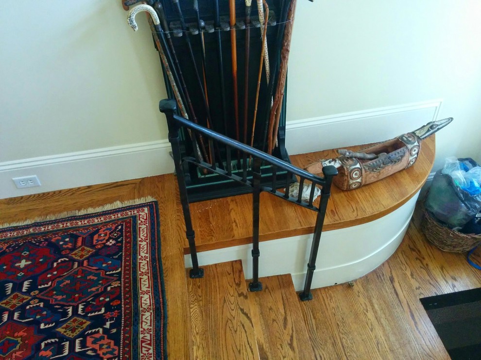 Craftsman Style Hand Rail with Traditional Mortise and Tenon Joinery ...