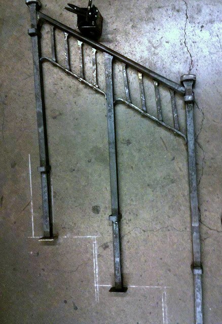 Craftsman Style Hand Rail with Traditional Mortise and Tenon Joinery ...