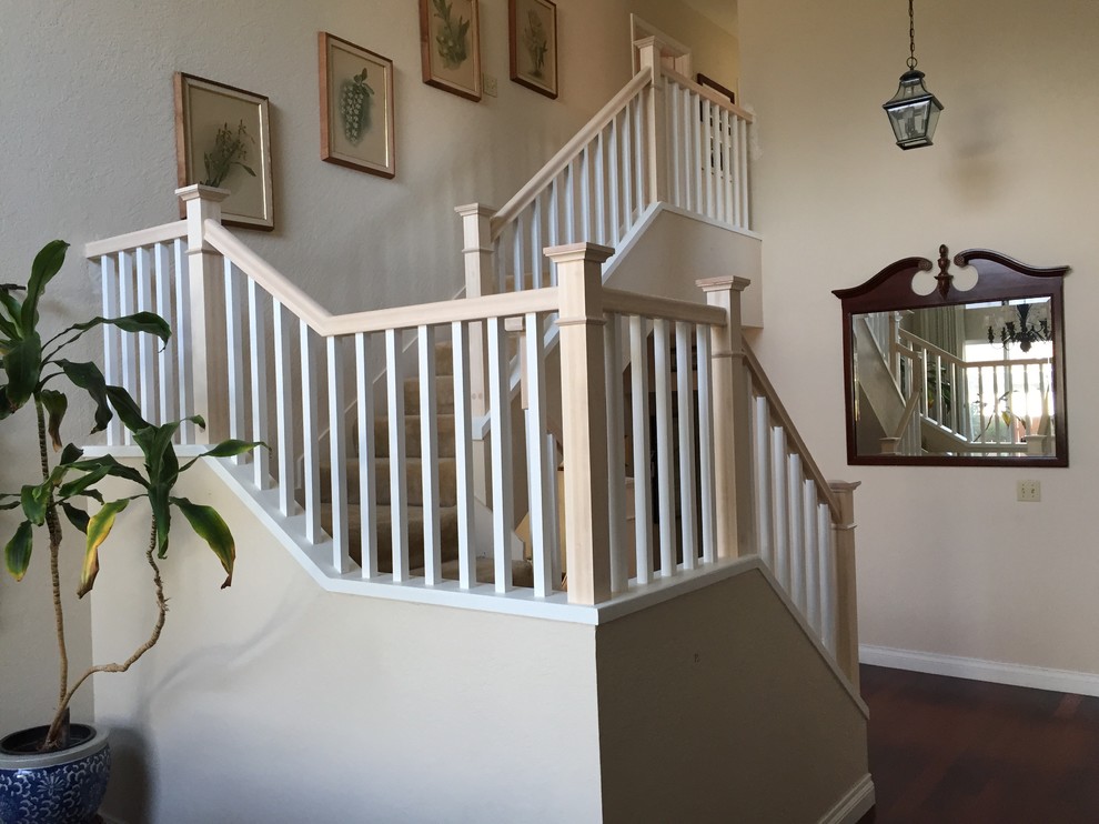 Craftsman style stair railing - Craftsman - Staircase - San Diego - by ...