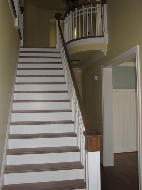 craftsman style staircase - Traditional - Staircase - Charlotte - by ...
