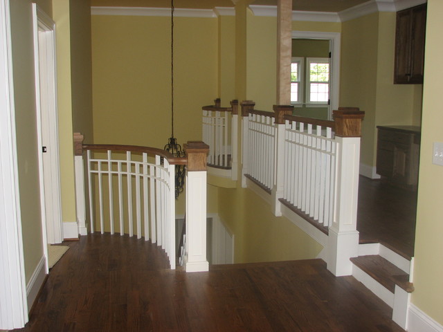 craftsman style staircase - Traditional - Staircase - Charlotte - by ...