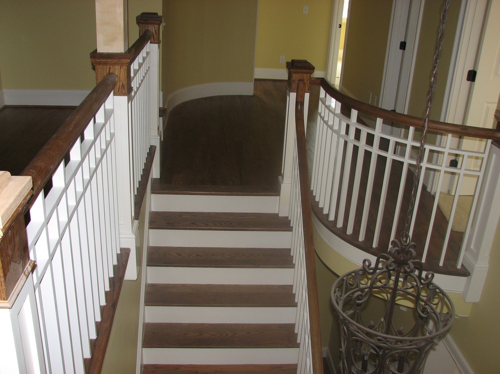 craftsman style staircase - Traditional - Staircase - Charlotte - by ...