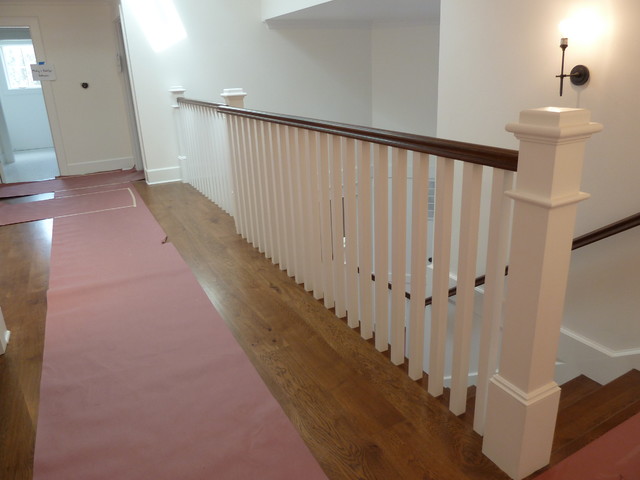 Craftsman Wood railing and staircase - Arts & Crafts - Staircase - San ...