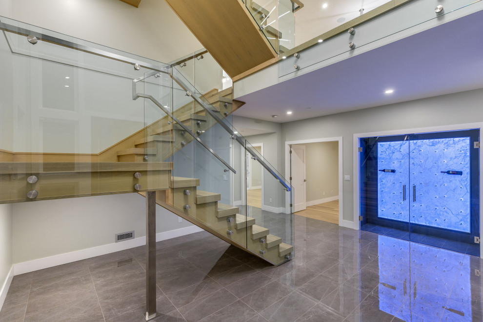 Crystal Creek Home - Contemporary - Staircase - Vancouver - by Corecraft Construction Ltd | Houzz