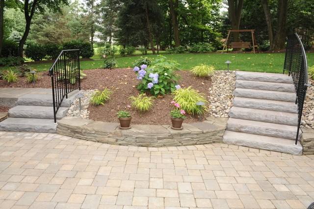 CST Step Slabs - Staircase - Wilmington - by DiSabatino Landscaping and ...