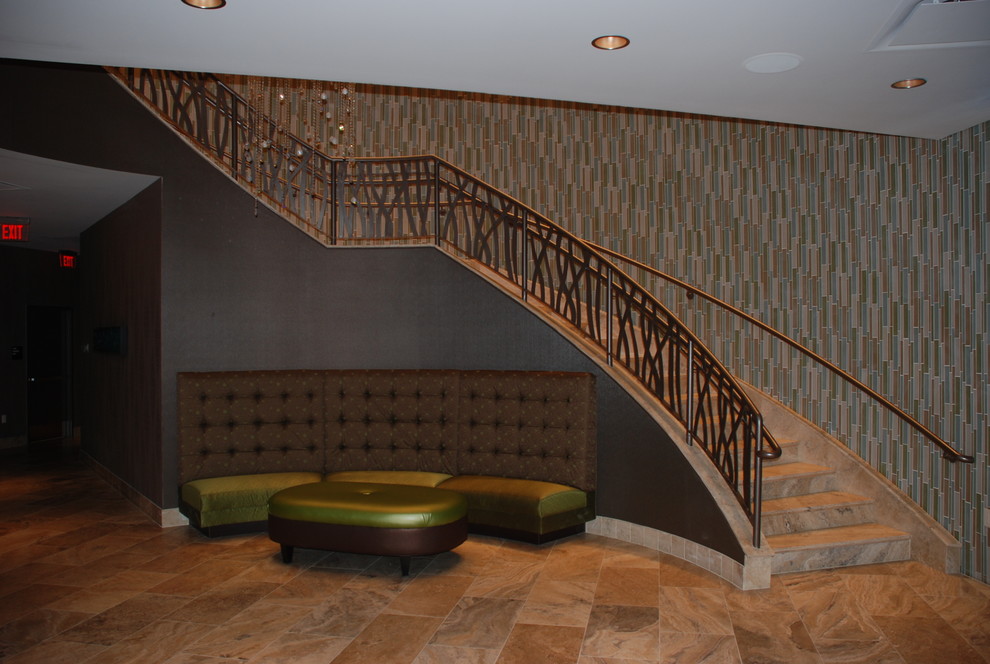 Curved Metal Staircase - Modern - Staircase - Portland - by Albina Co ...