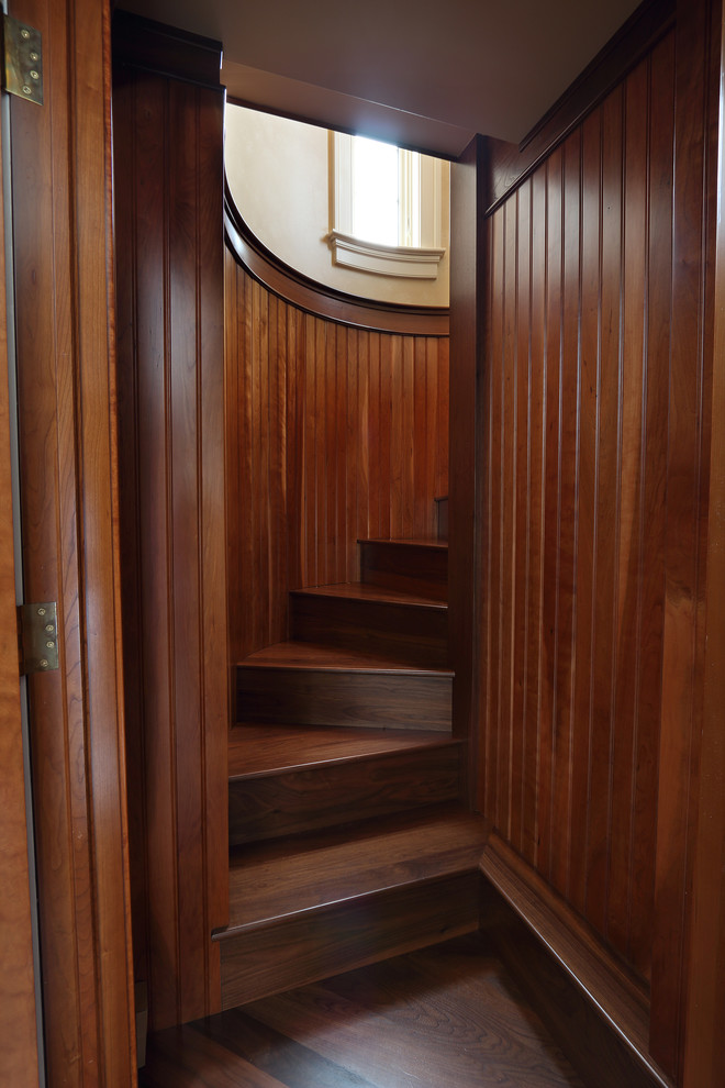 custom all wood spiral staircase - Traditional - Staircase - Other - by ...