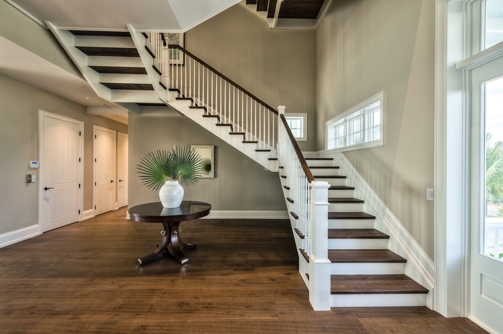 Custom Beach House Bonita Springs - Beach Style - Staircase - Miami ...