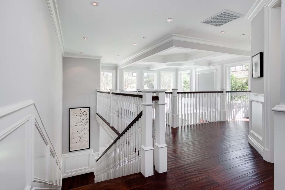 Custom Built Transitional Home - Transitional - Staircase - Brisbane ...
