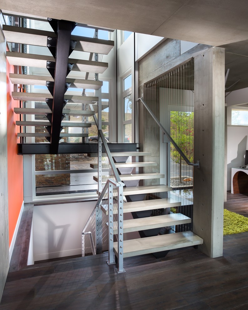 Custom Concrete Stair Caps - Contemporary - Staircase - Vancouver - by ...