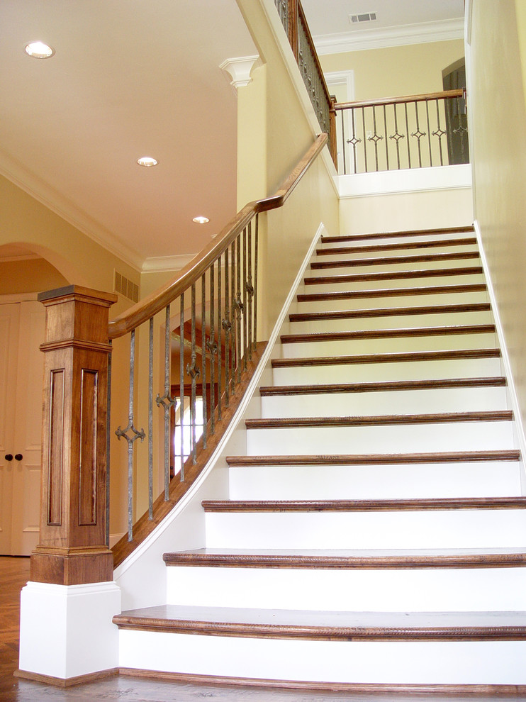Custom Designed Stairs - Traditional - Staircase - Dallas - by Trinity ...