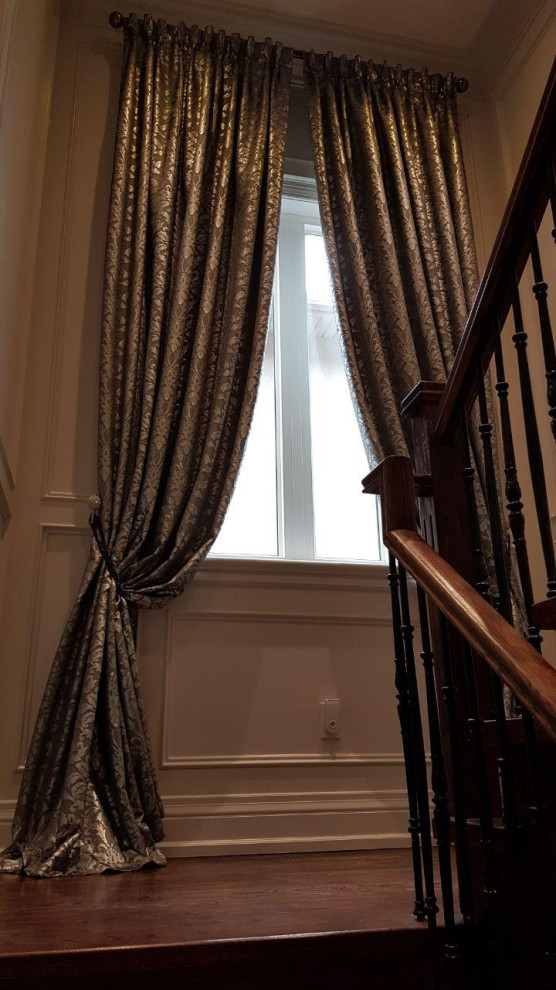 Custom Drapery & Curtains - Traditional - Staircase - Toronto - by Open ...