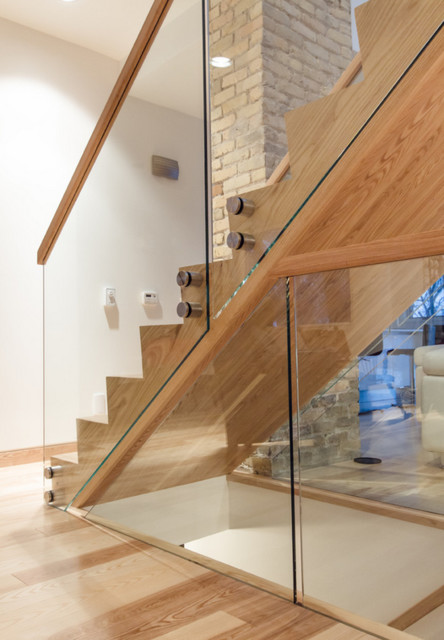 Custom Glass Stair Railings - Staircase - Salt Lake City - by Sawyer ...