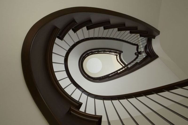 Custom Home Design, Main Staircase Detail - Traditional - Staircase ...