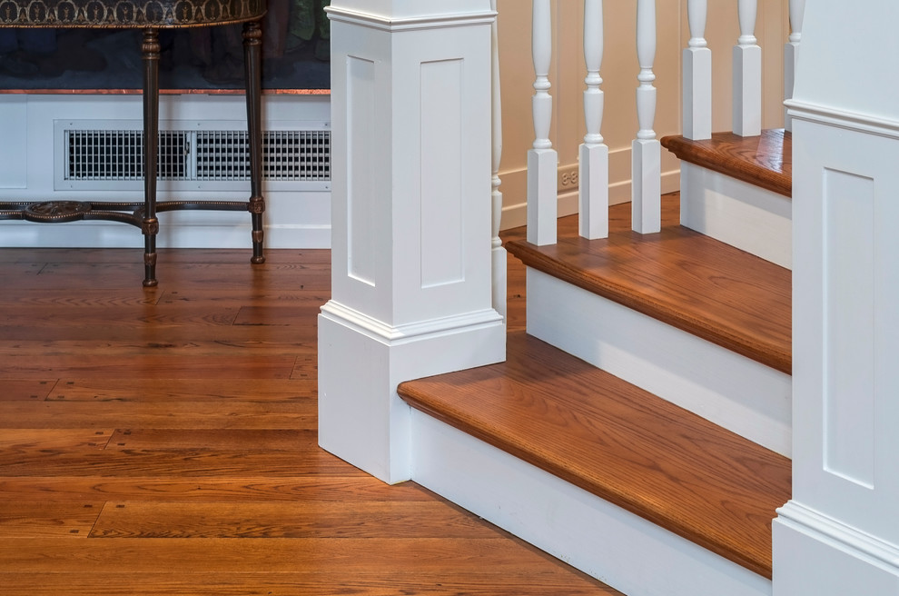 Hand Distressed Red Oak - Modern - Staircase - by Rehmeyer Wood Floors ...