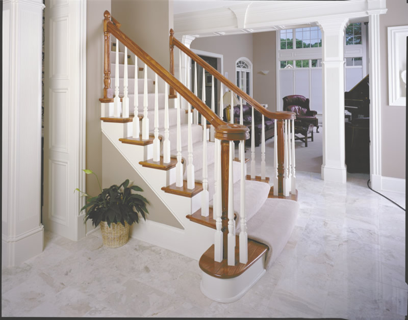 Custom Iron Stair Balusters - Traditional - Staircase - Chicago - by ...