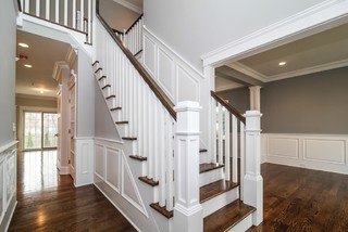 Custom New Colonial - Traditional - Staircase - New York - by Heritage ...