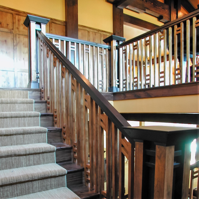 Custom Newel Post Design - Classique - Escalier - Salt Lake City - par ...