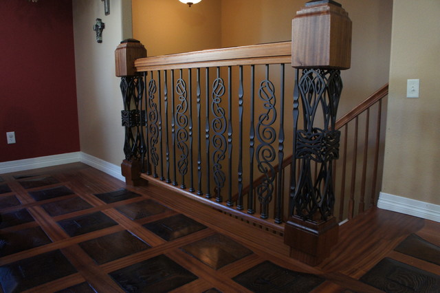 Custom railing systems - Traditional - Staircase - Denver - by Artistic ...