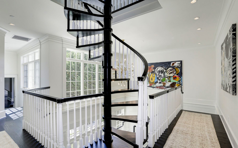 Custom Spiral Stair Case in Annapolis Waterfront home - Modern ...