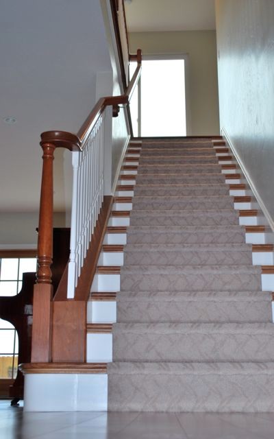 Custom Stair Details - False tread-ends - Traditional - Staircase - San ...